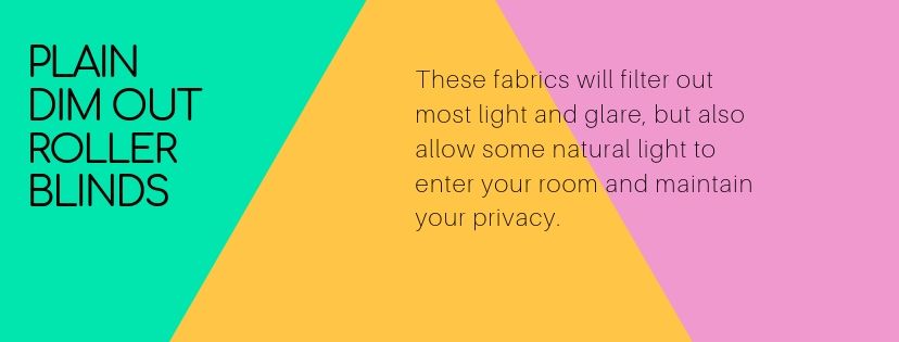 Plain Dim-Out Electric Blinds